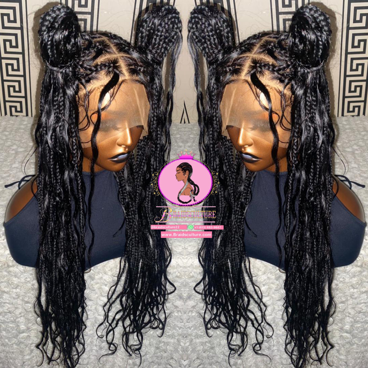 Baddie Human hair Goddess braids – Braidsculture